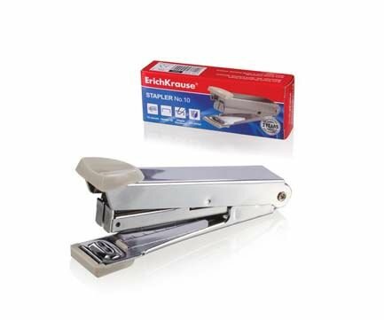 Степлер ЕК 10 до 15л. хром, антистеплер
