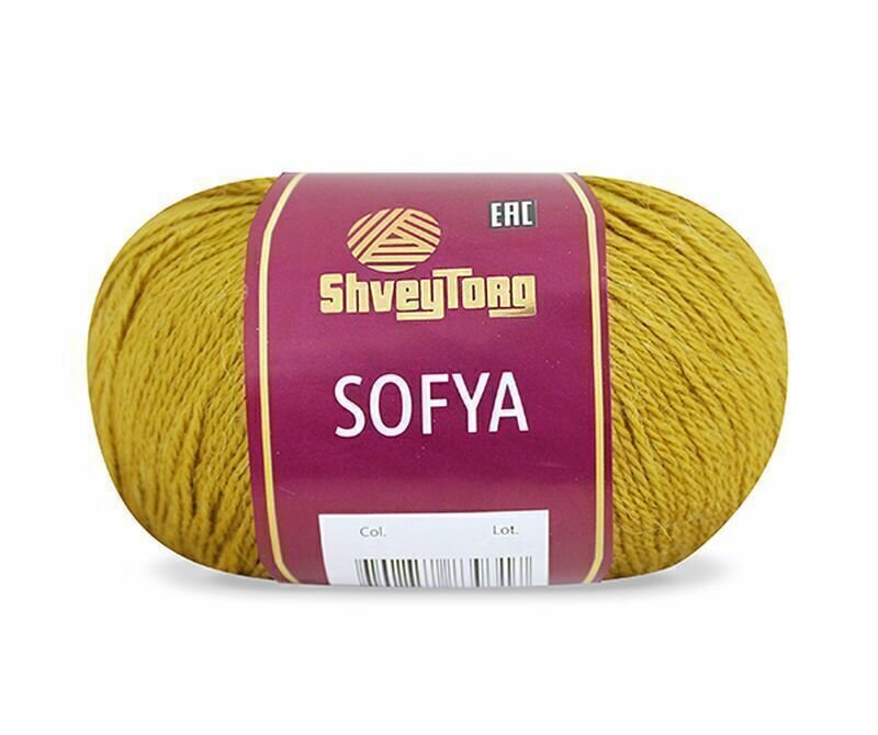 Пряжа ShveyTorg ШвейЮгТорг Sofya 80009 (10 мотков по 50 гр-230м./55% полиамид; 30% вискоза; 10% кид мохер; 5% беби альпака)