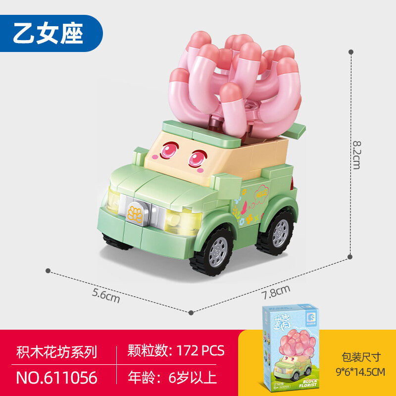 Senbao Ретро бытовая техника мясистый телефон телевизор фонограф сборочная Модель Детская мелкая частица собранные