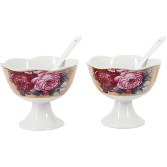 Набор Rosenberg креманок с ложками-R-060156