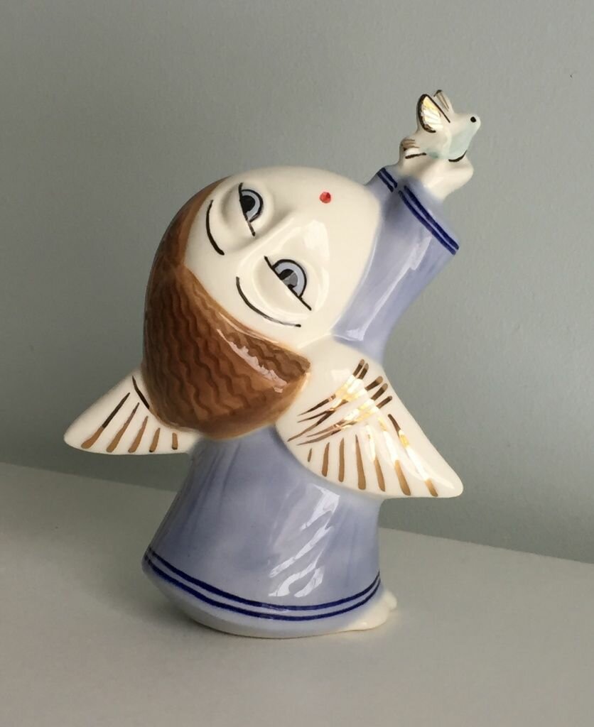 Фаянсовая скульптура Ангел 14 (благовещенье) Sr-VH-11