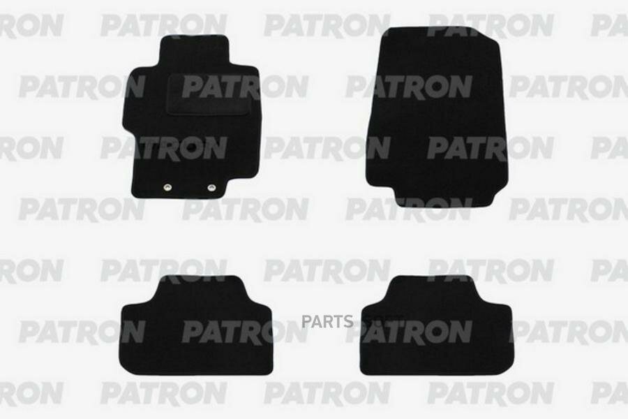 Комплект автомобильных ковриков текстильных ACURA TSX II 2008-2014 PATRON арт. PCCACU002