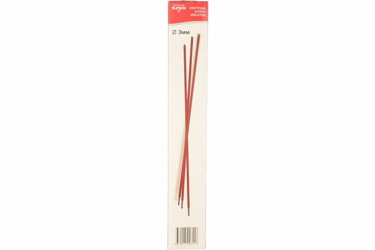 Электроды MP-3C 3 мм, 350 мм, 1 кг Elitech 0606.016100 для сварочных работ и резки металла