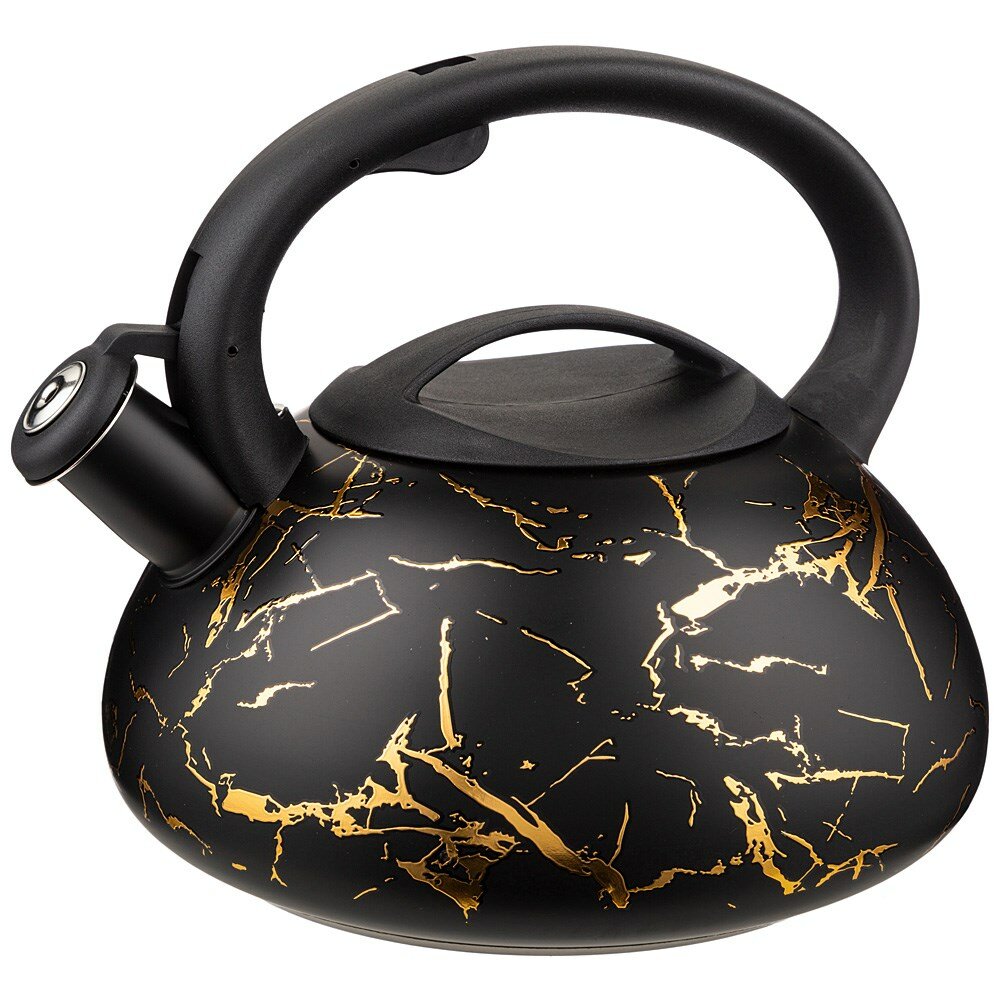 Чайник agness "Fantasy " со свистком 3 л