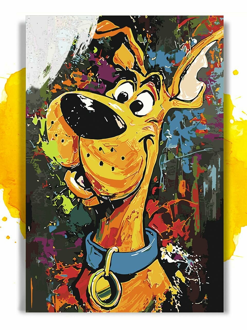 Картина по номерам на холсте Скуби Ду - Арт, 40 х 60 см