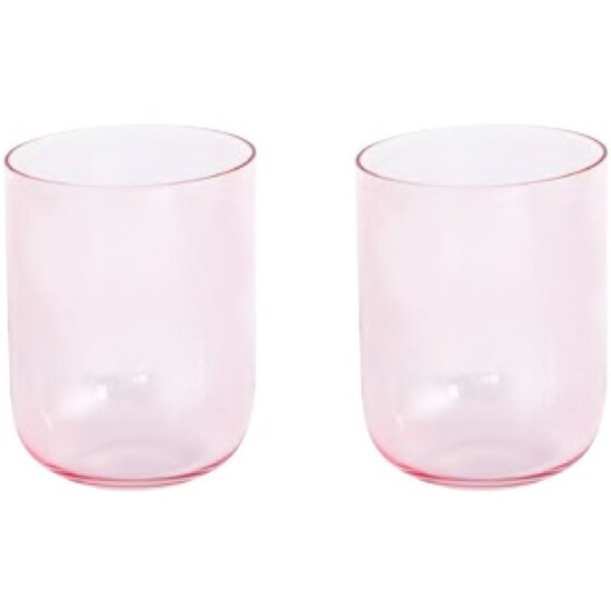 Набор стаканов для воды Easy Life "Rainbow" 2 стакана 0.39л (розовый) (EL-R4003/RAPI)