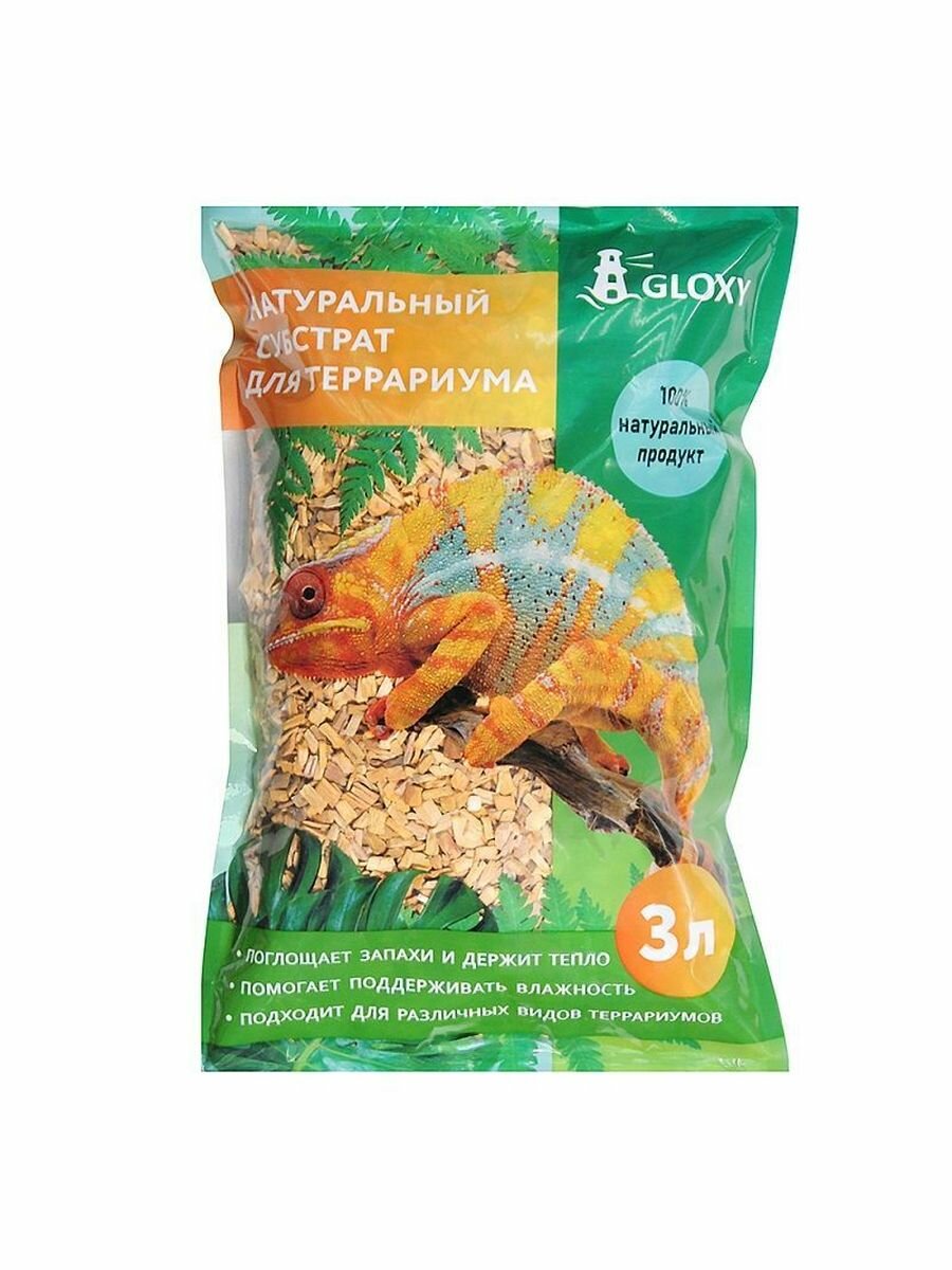 Субстрат Gloxy "Щепа дуба", 3л