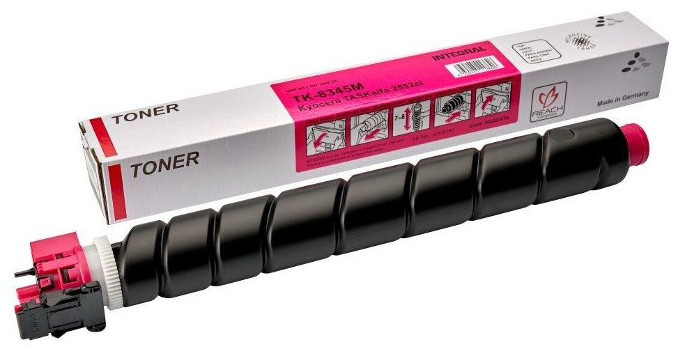 Совместимый картридж Integral (TK-8345M) для Kyocera TASKalfa 2552ci (magenta) 12 000 стр.