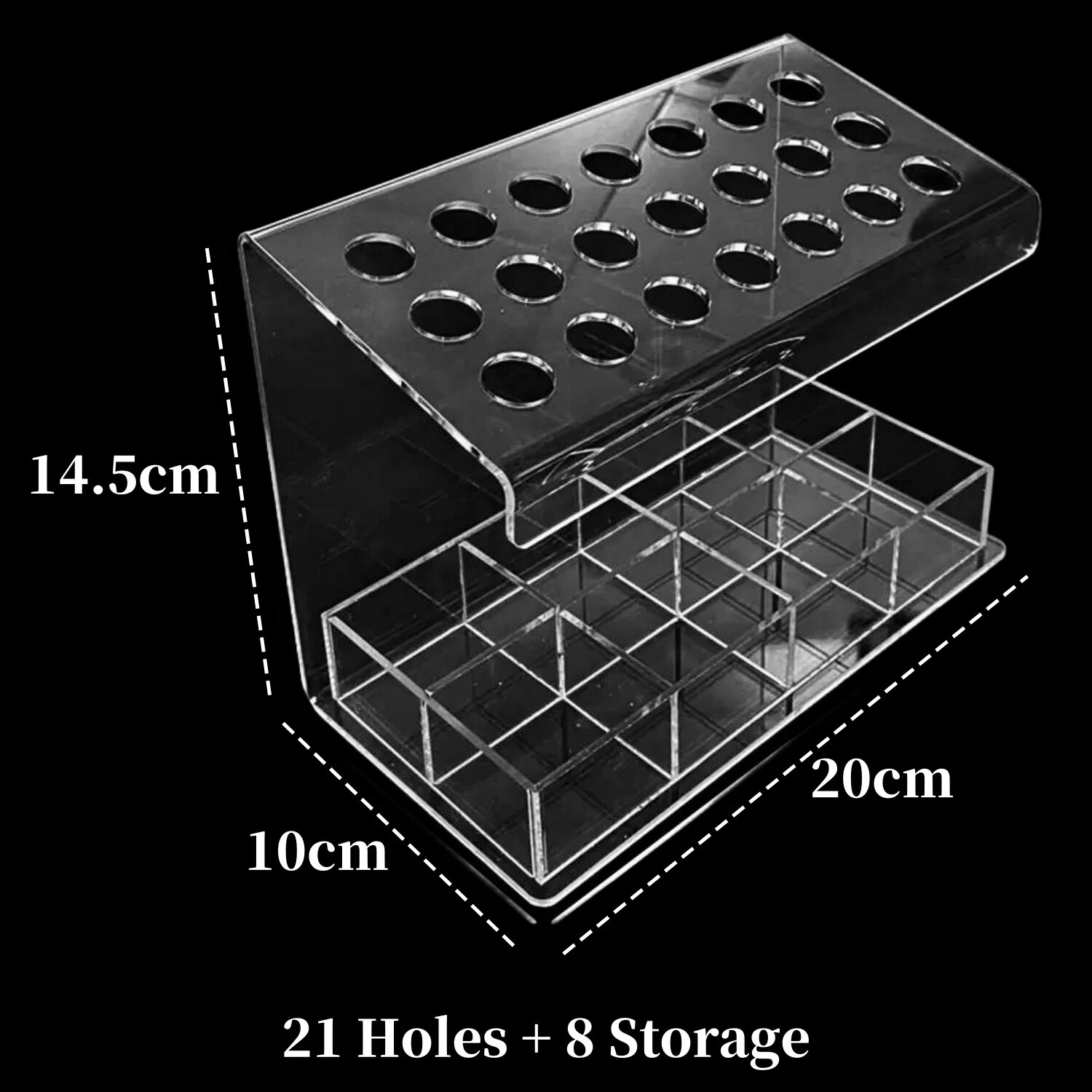 Акриловый органайзер для стоматологии Olevo 21 Holes + 8 Storages