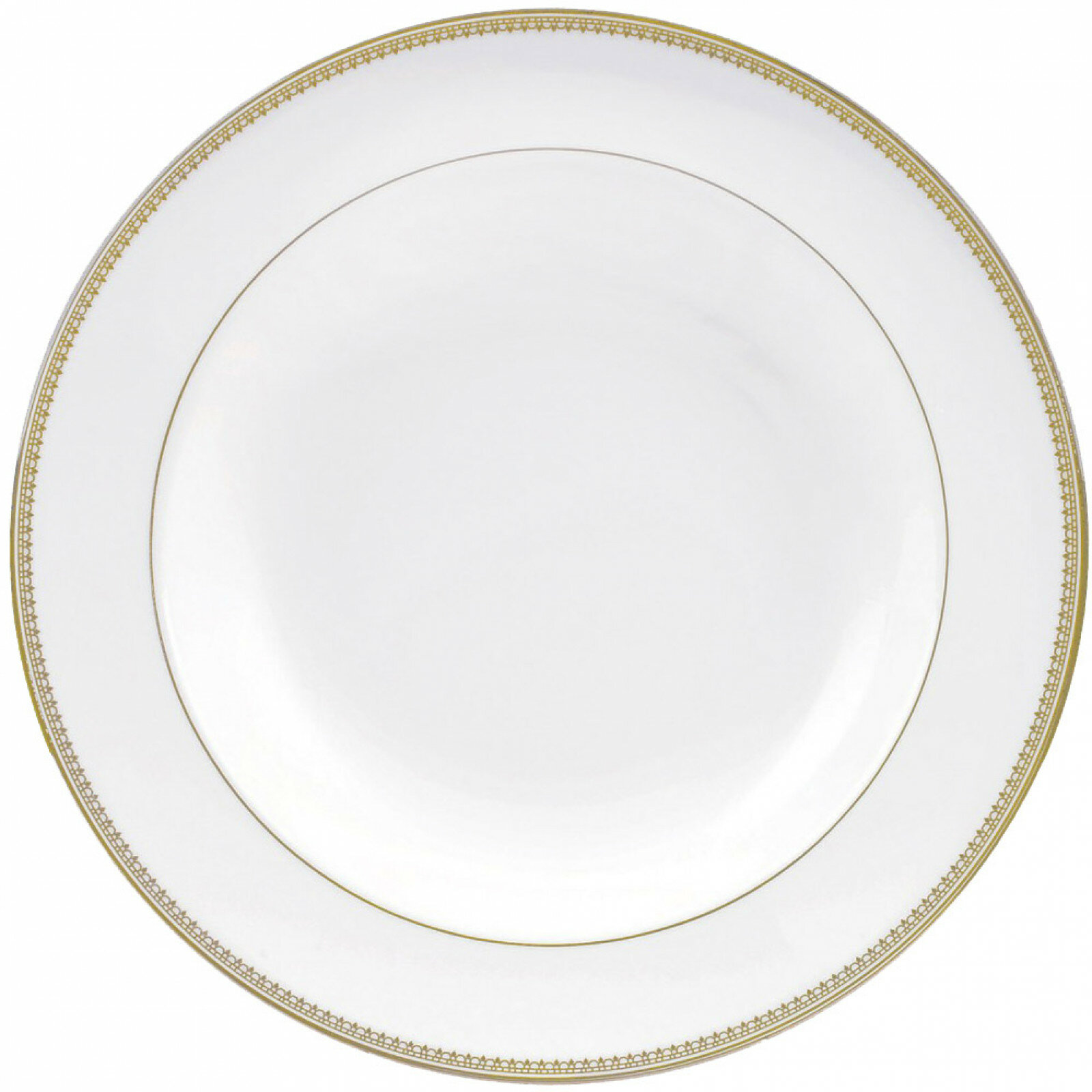 50146901012 Тарелка суповая "Vera Wang Lace Gold", 23 см, Wedgwood