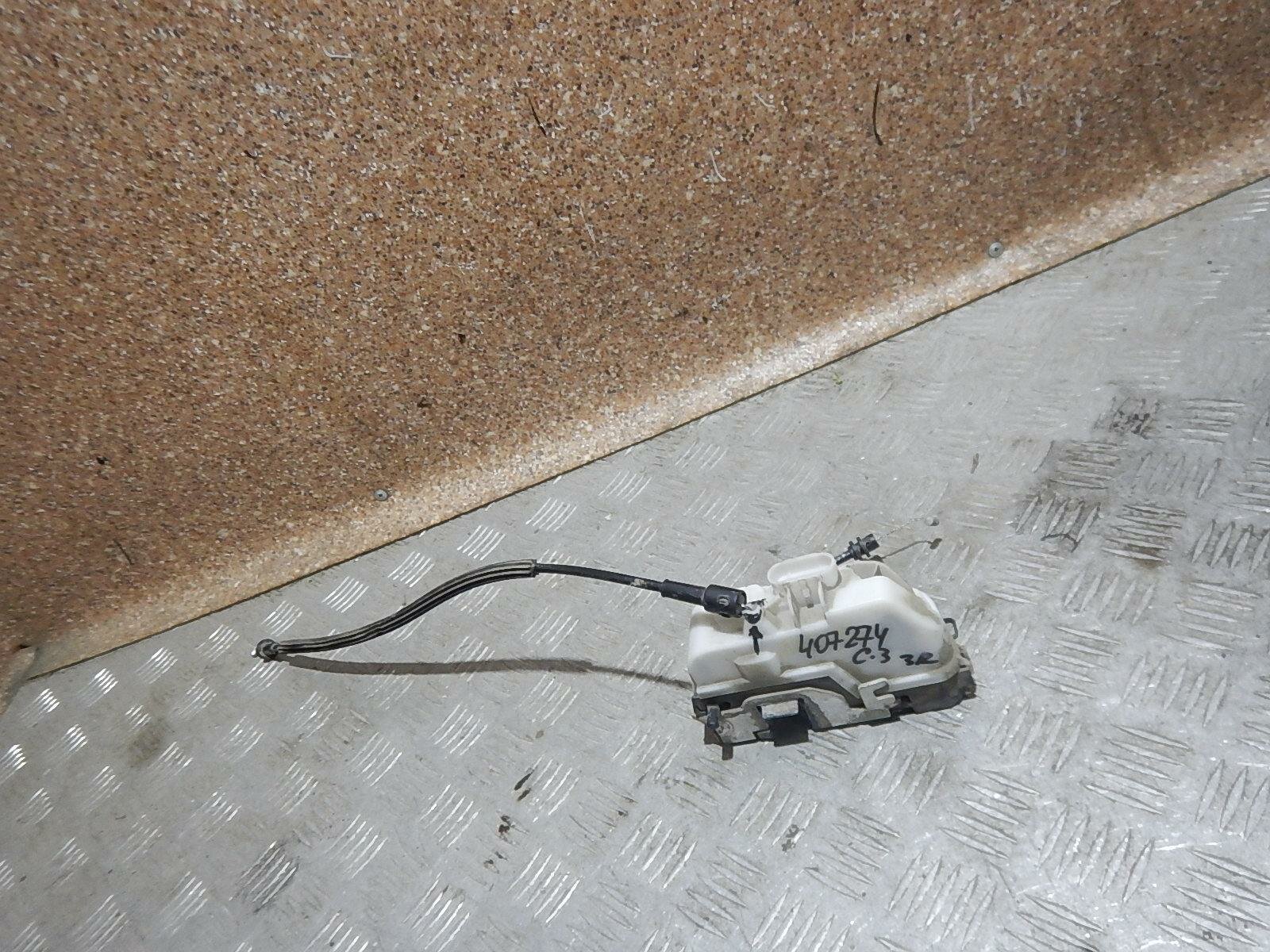 Б/У Замок двери задней правой, Citroen (Ситроен)-C3 (02-09) CITROEN C3 (02-09) Сломано крепления троса. 407274 Peugeot-C...