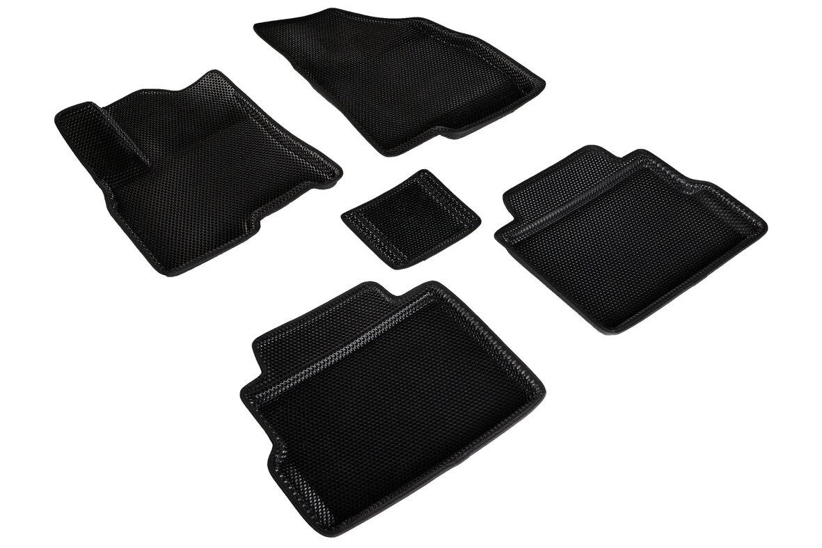 Коврики EVA 3D соты Seintex для Chery Tiggo 7 Pro 2020-н. в. (черные, 98585)