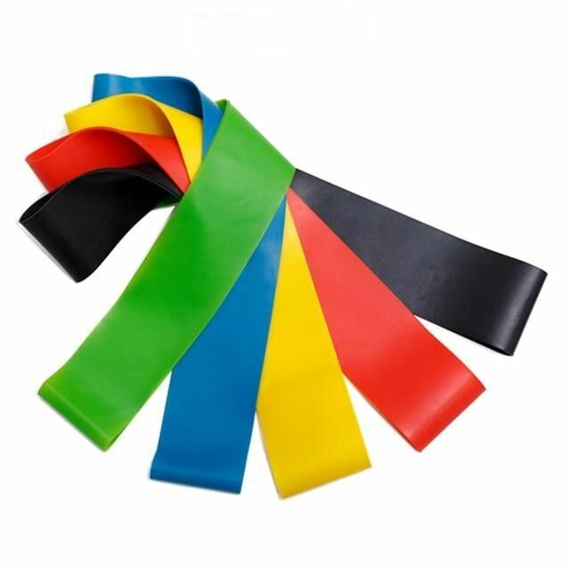 Резинки для фитнеса, фитнес резинка / Универсальный эспандер ленточный набор 5 шт,