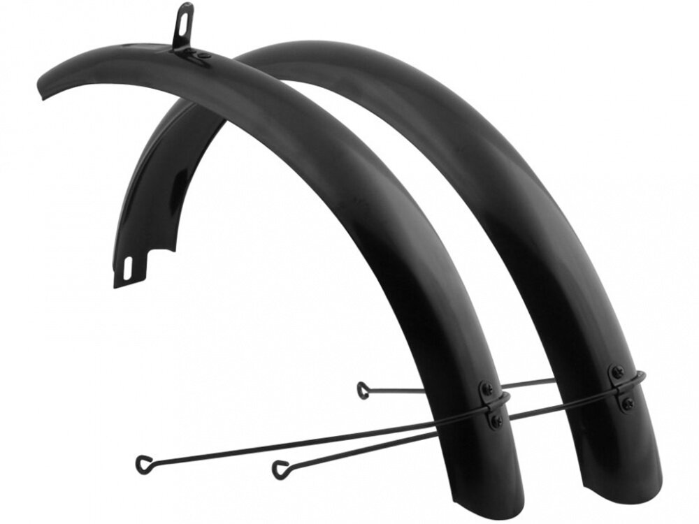Крылья для велосипеда HN26 26" сталь черные (комплект)