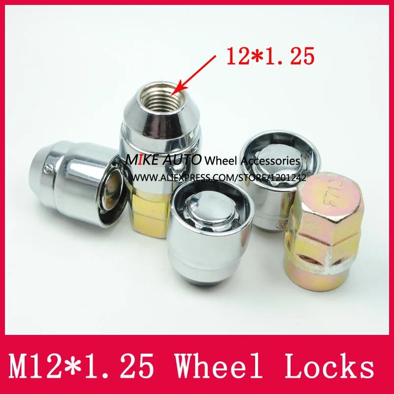 4 гайки + 2 ключа M12x1.25 1,25 колесные замки наконечники гайки Противоугонная Защитная Гайка подходит для Nissan Teana Bulebird Sylphy Qashqai LS010-06