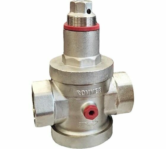 Редуктор давления ROMMER RVS-0008-000025 PN25 вн/вн 1 с выходом под манометр RG00921SM0D2BR