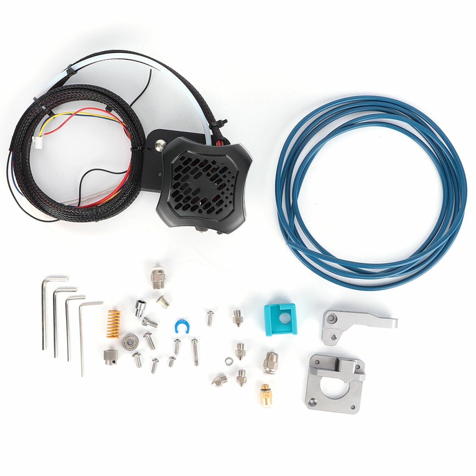 Полный комплект экструдера с латунным соплом 0,4мм для Ender-3 V2