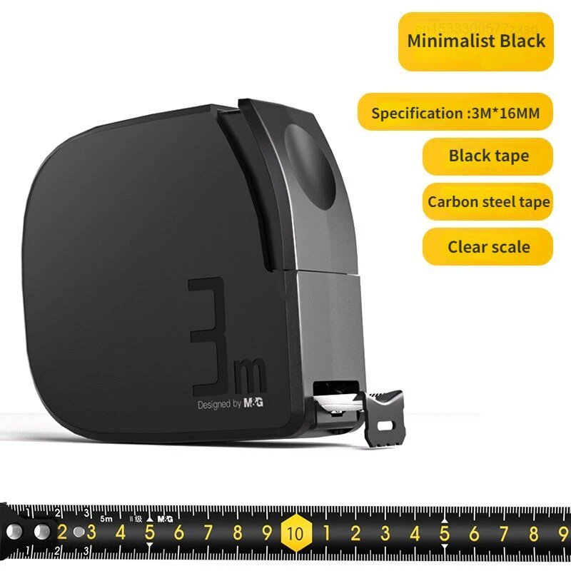 MIJIA Измерительная рулетка 3/5 м Black 3mx16mm