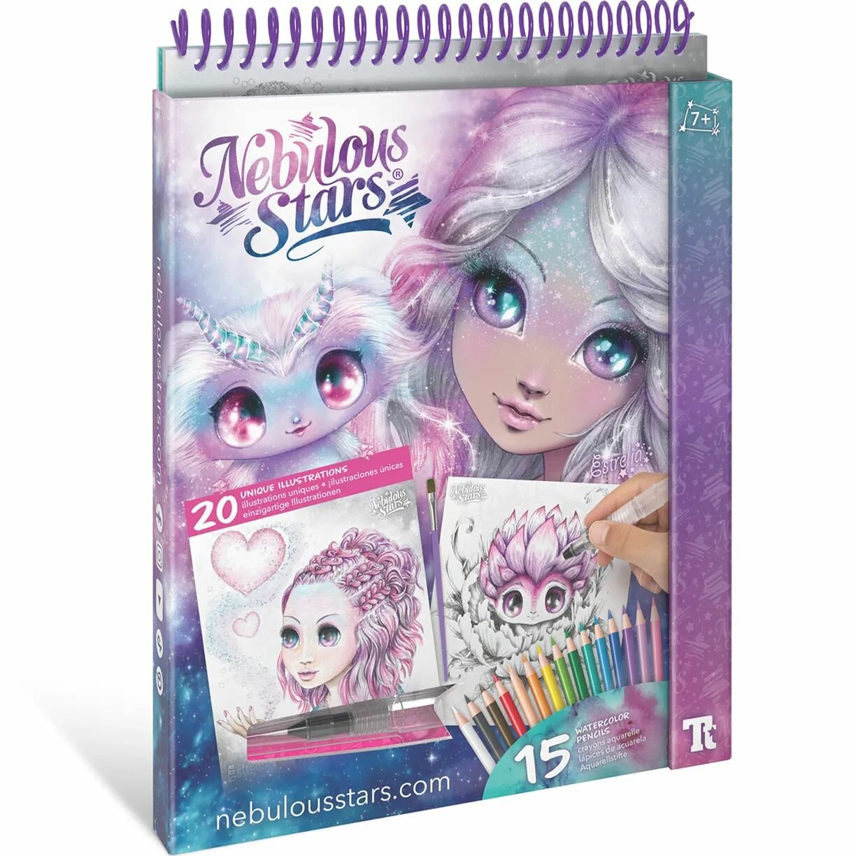 Набор для рисования Nebulous Stars Скетчбук серия Estrelia