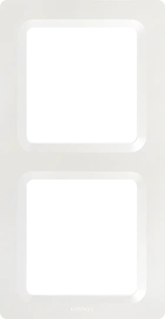 Рамка для розеток и выключателей Lexman Lilian Modern 2 поста цвет жемчужный
