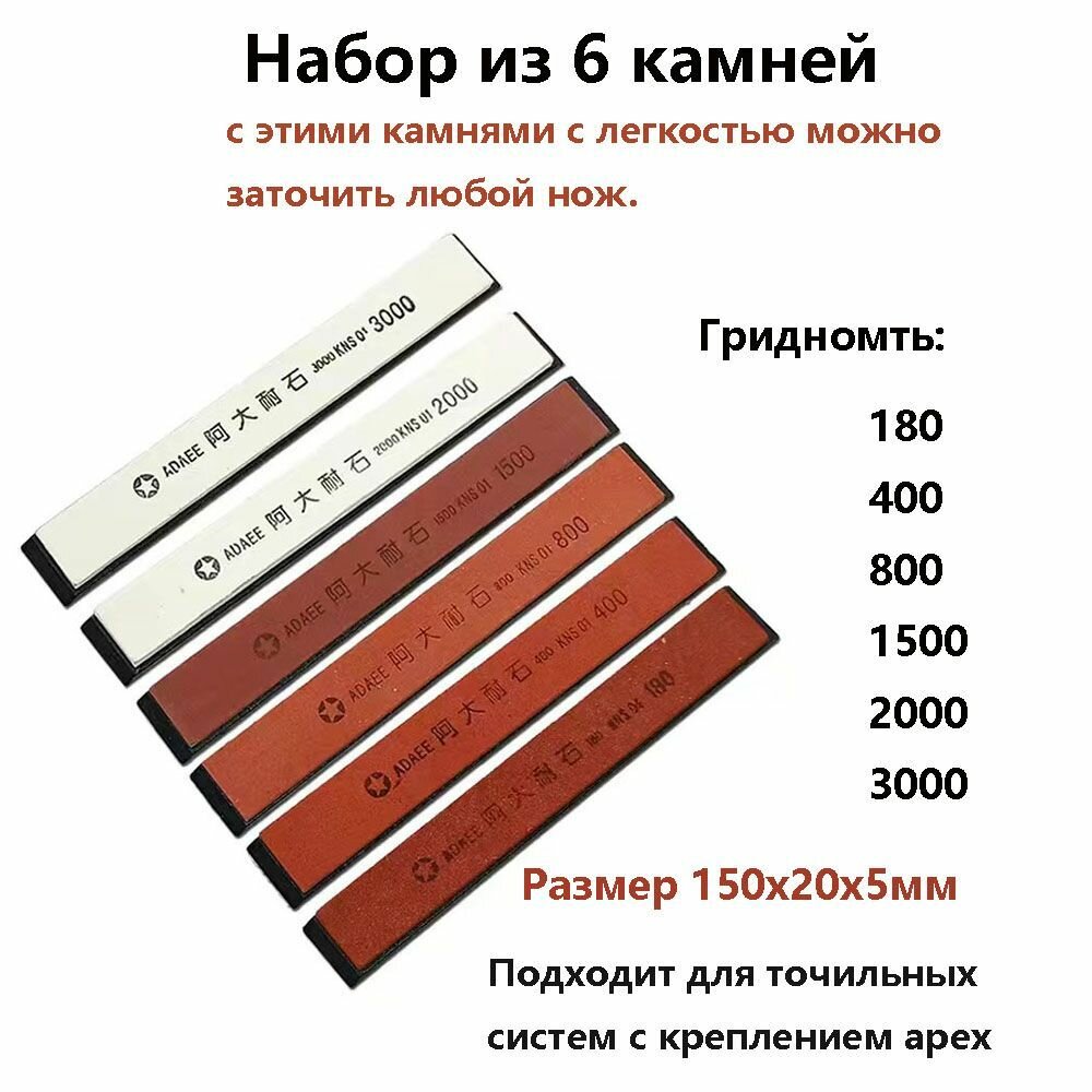 Точильный станок для ножей и ножниц с 6 алмазными брусками разной зернистости, заточка твердой стали и керамики, компактный для дома