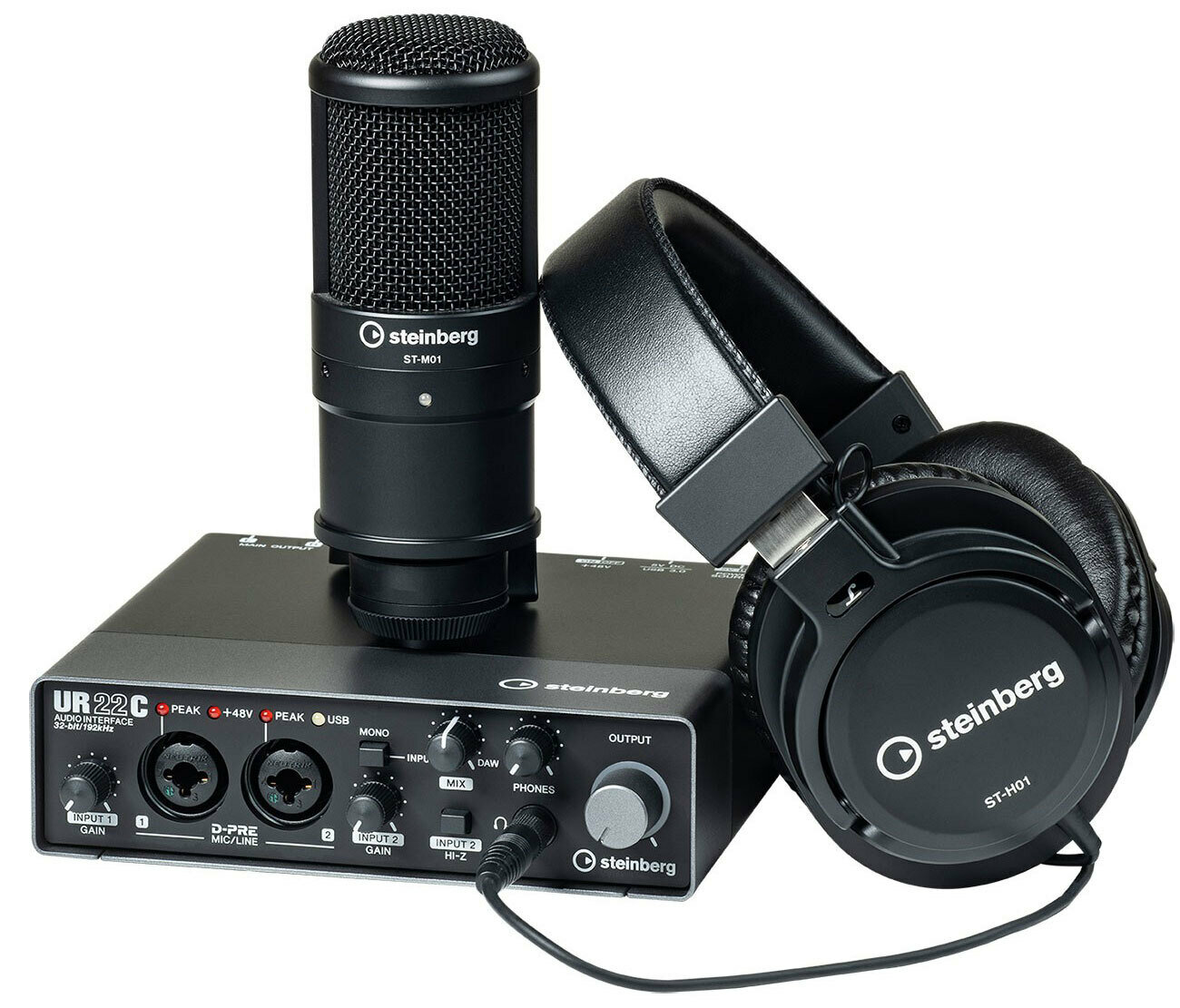 Комплект для звукозаписи STEINBERG UR22C Recording Pack
