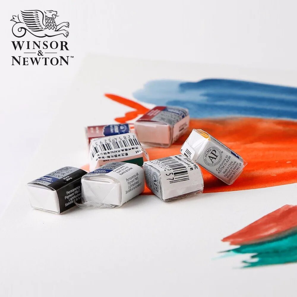 Акварельные краски Winsor & Newton Cotman 40 цветов 003