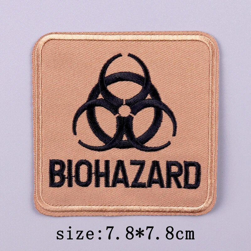 Нашивка Biohazard Розовый 7.8*7.8 см PE7722CT