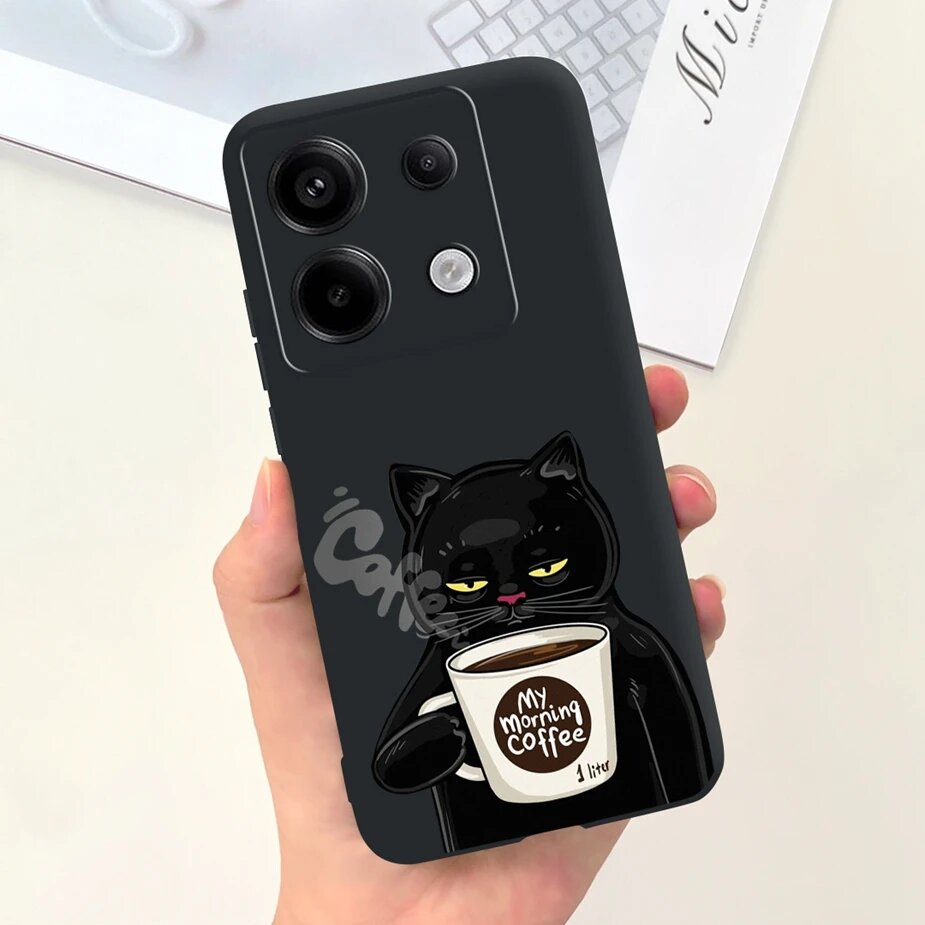 Для Xiaomi Poco X6 Pro 5G чехол милый модный мультяшный чехол мягкий чехол из ТПУ для телефона Xiaomi Poco X6 PocoX6 Pro X6Pro Fundas Bumper