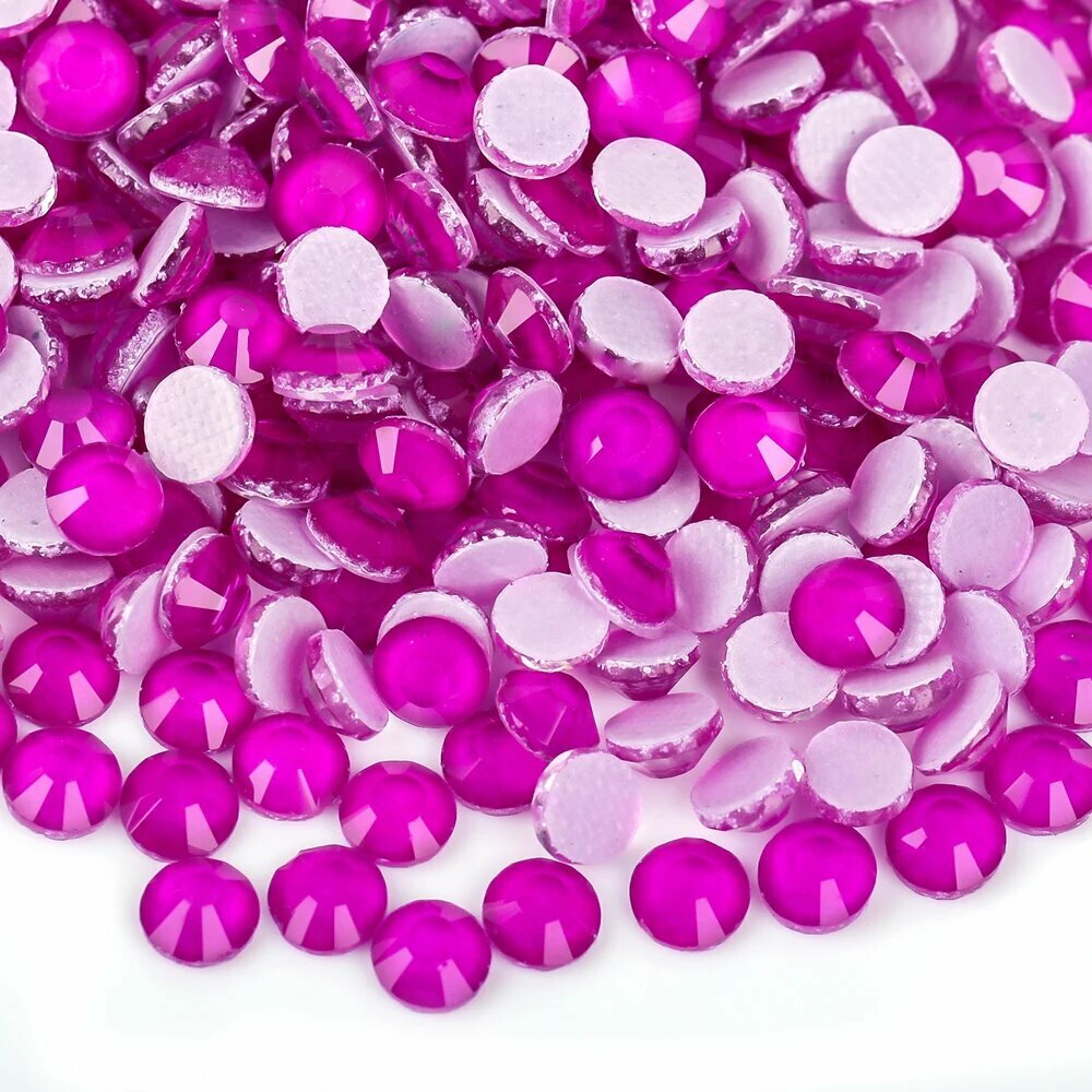 Неоновые стразы горячей фиксации разных цветов Фиолетовый, ss16-1440pcs, Amethyst