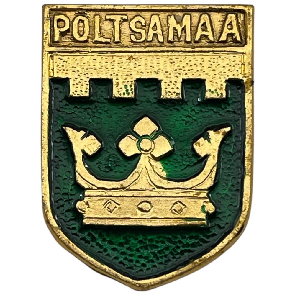 Знак "Poltsamaa. Герб" (Пылтсамаа) Молдавия 2001-2010 гг. (КЭМЗ)