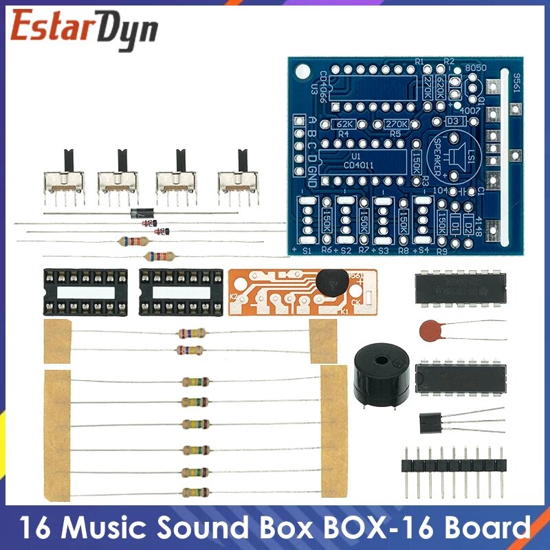 Estardyn BOX-16 16-Tone Sound Module DIY Kit