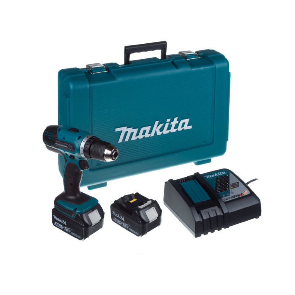 Аккумуляторная дрель-шуруповерт Makita LXT DDF453RFE