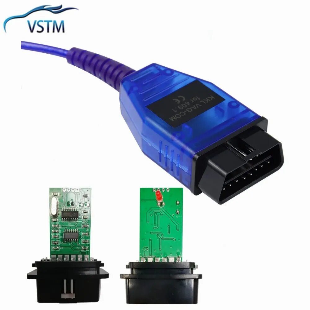 Диагностический инструмент для автомобиля VAG KKL 409 с чипом CH340 для VAG 409 KKL кабель USB интерфейс VAG409 OBD2 сканер