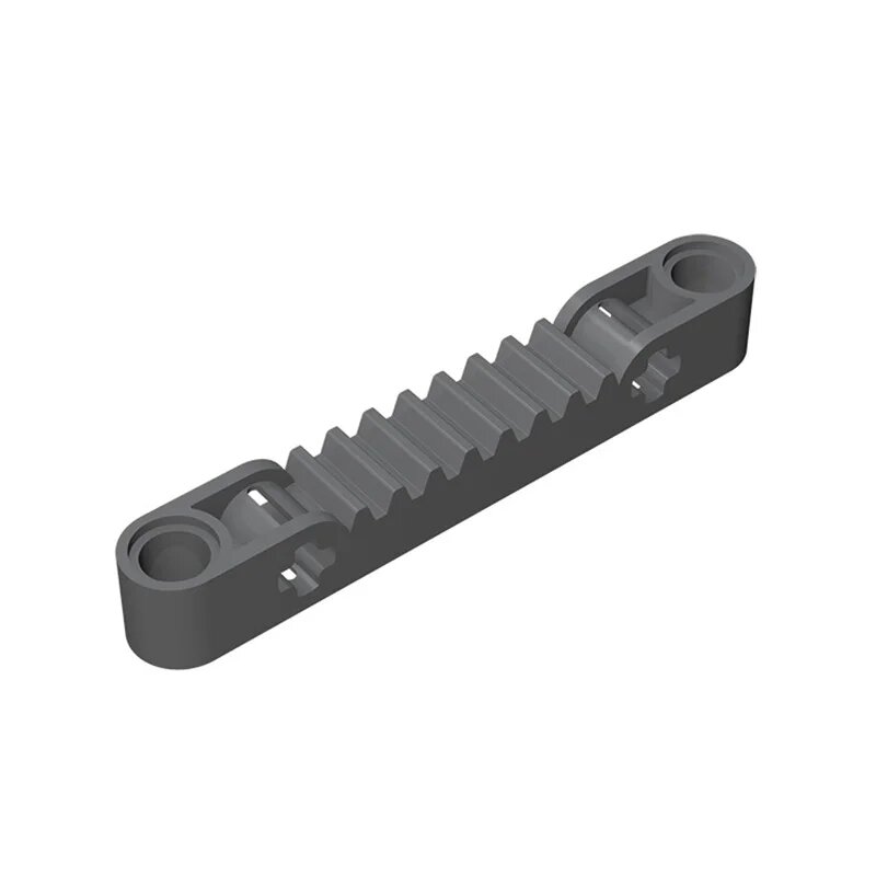 GOBRICKS Technic зубчатая рейка 1x7 10 шт. Серый, 072