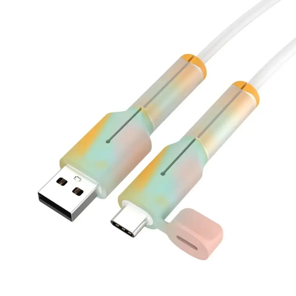 Силиконовый чехол для кабеля USB Type-C Multicolor