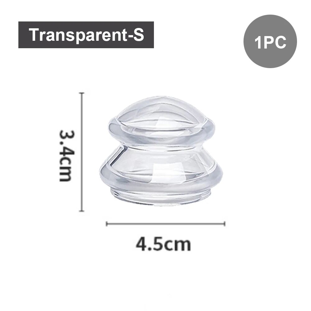 MOONBIFFY Силиконовые банки для массажа тела Transparent-S