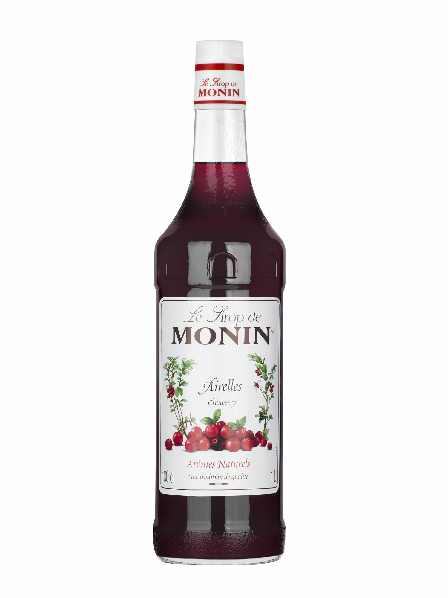 Сироп для коктейлей и десертов Клюква 1л MONIN, без ГМО, натуральный продукт