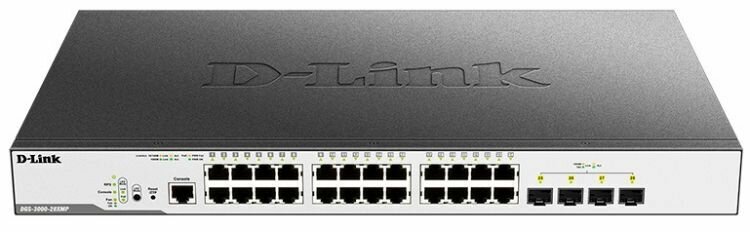 Коммутатор PoE D-link DGS-3000-28XMP/B1A, техника для дома