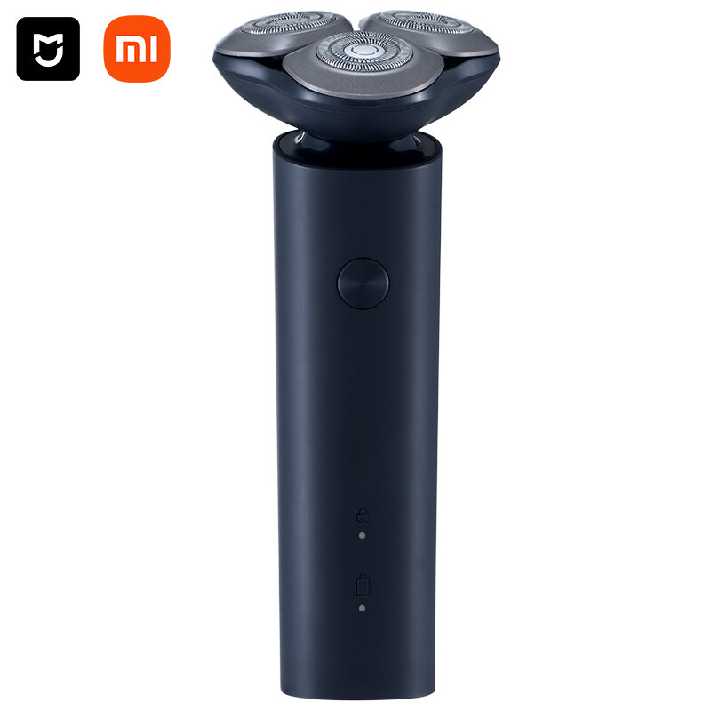 Xiaomi electric shaver S101, бритва, 18 ножей, двойной кольцевой нож для быстрого бритья, синий
