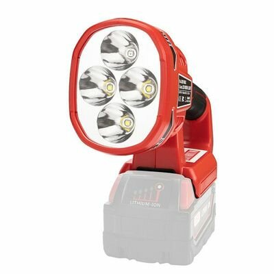 12W-1120LM-светодиодный фонарь для литий-ионных аккумуляторов Milwaukee 14.4V-18V (аккумуляторы в комплект не входят).