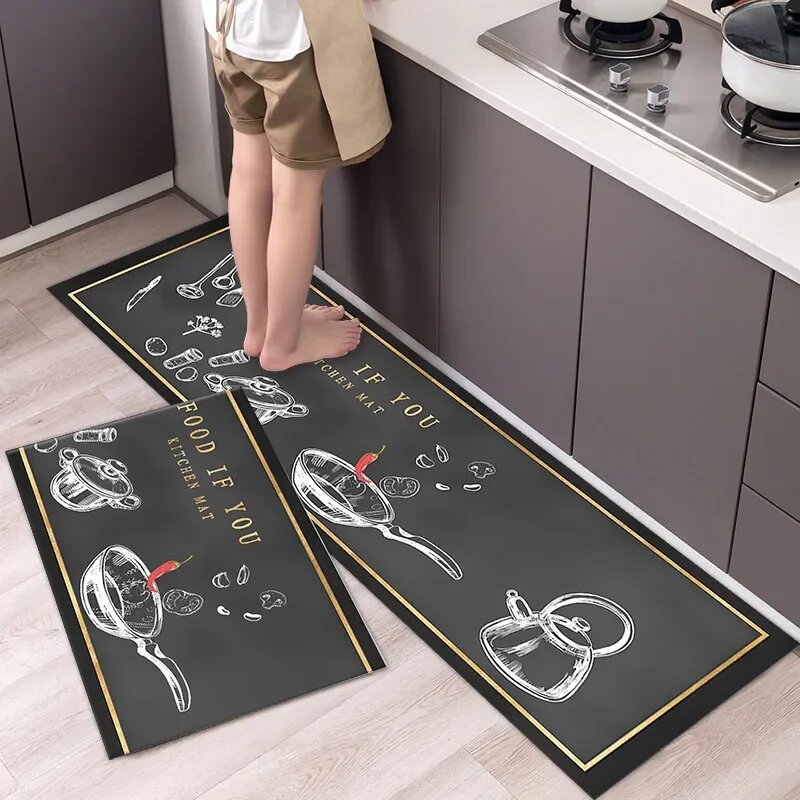 Впитывающий и быстросохнущий коврик из мягкой ткани 40*60см +40*120см2 штуки