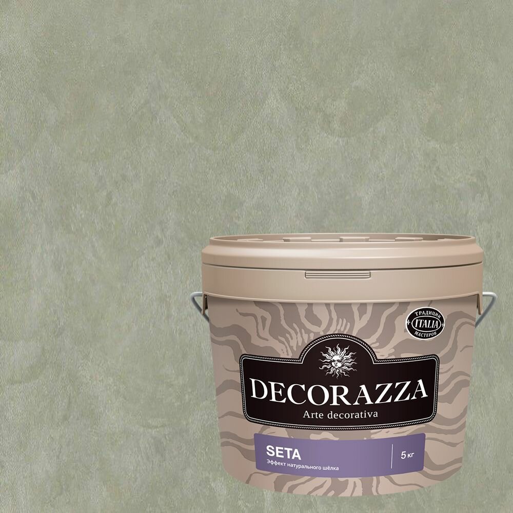Декоративная штукатурка с эффектом натурального шелка Decorazza Seta (5кг) ST 11-186