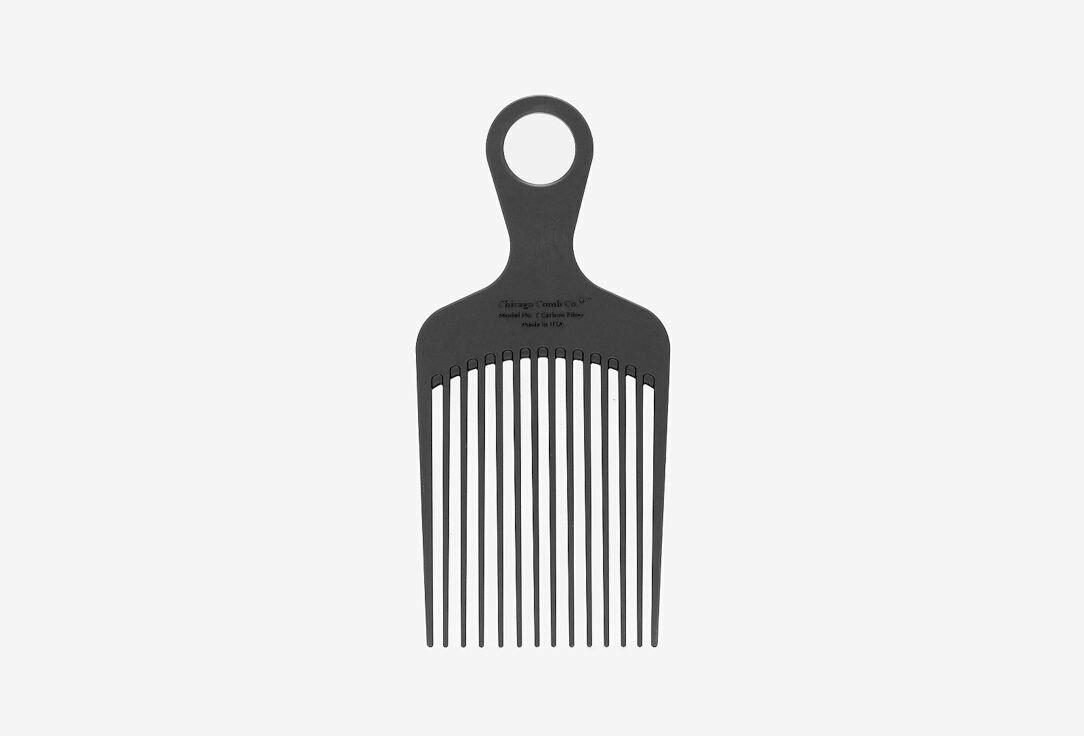 Расческа для волос CHICAGO COMB. CO №7 Carbon Fiber