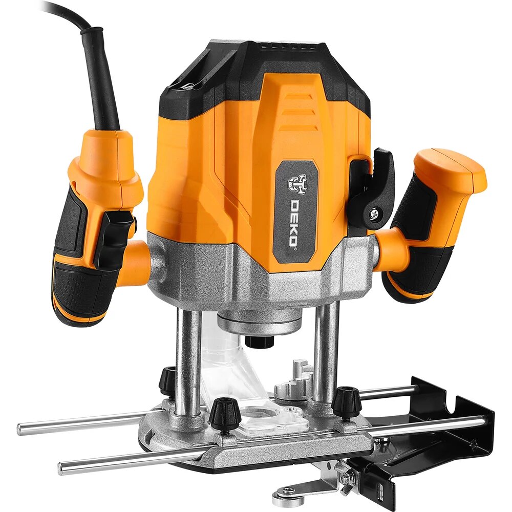 Фрезер DEKO DKR1600E, набор, RBS12, фрез RBS12 (12 предметов) 063-4221, деревянных, обработки кромок и профилей