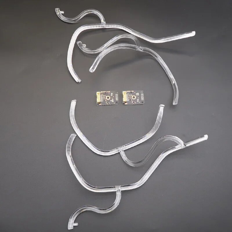 Для BMW 5 серии G30 2018-2020 светодиодные автомобильные фары DRL световые полосы ангельские глазки чип балластный модуль освещения детали для обслуживания A pair lights