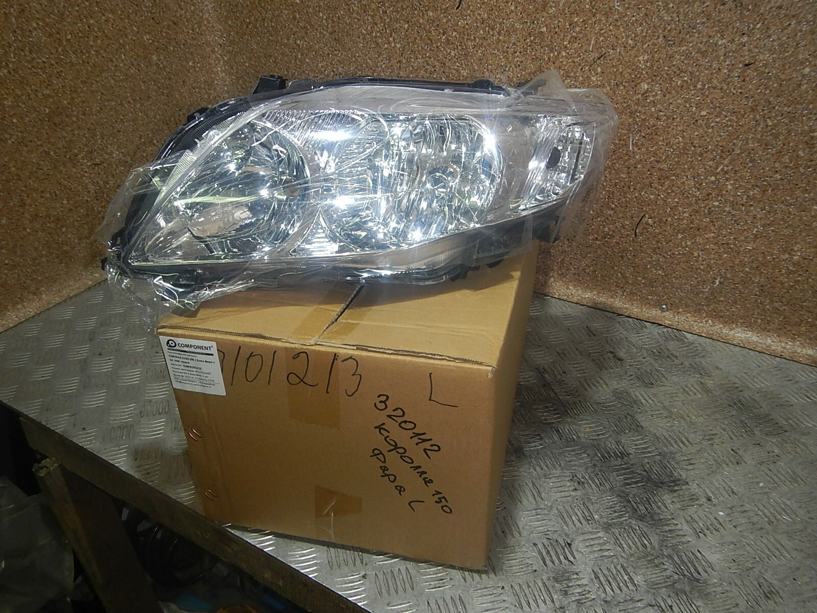 Б/У Фара левая, Toyota (Тойота)-COROLLA 150 (06-) TOYOTA COROLLA 150 (06-) До рестайл (-10) Новый, дубликат. 320112 TOYOT...