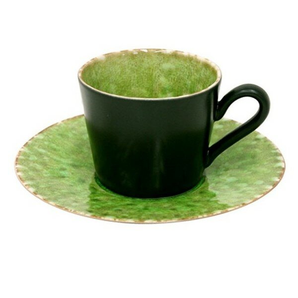 Чайная пара Riviera 190 мл материал керамика, цвет зеленый, Costa Nova, Португалия, ATCS03-TMT(ATCS03-00816L)