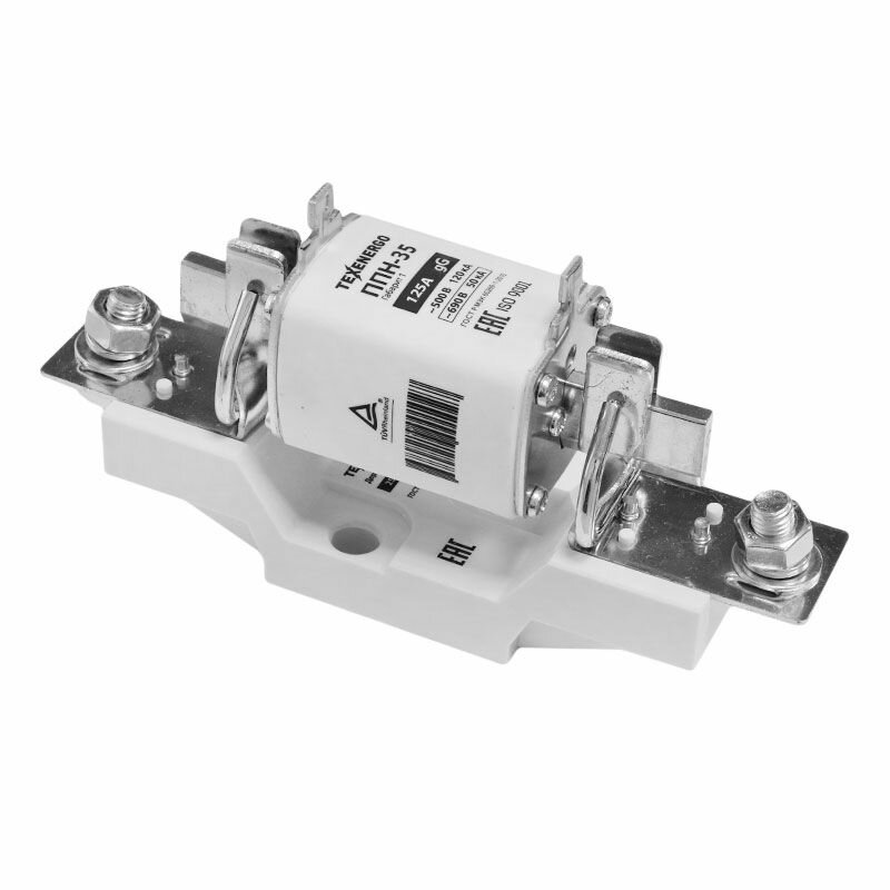 Предохранитель ППН -35-23-00 УХЛЗ 125А габарит 1 Texenergo (в комплекте с держателем) PP20-125-23