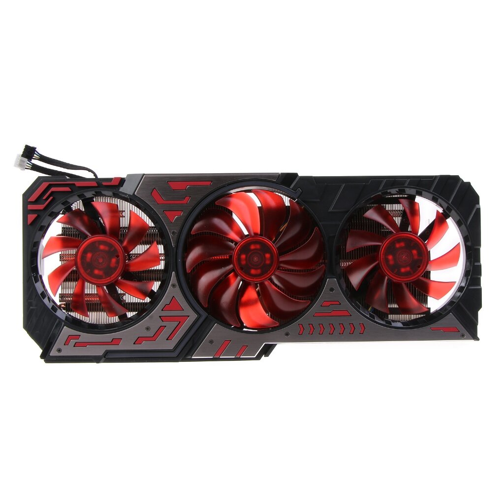 Для GALAX RTX 2060 2070 2080 SUPER GAMER OC Графический охлаждающий вентилятор с корпусом, панель охлаждения графического процессора, вентилятор охлаждения видеокарты